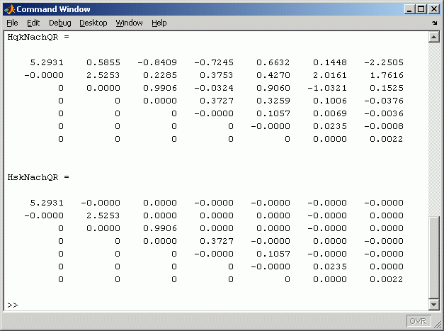 Hessenberg-Form und QR-Algorithmus
